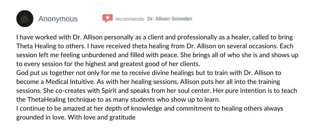 Home - Dr. Allison Snowden